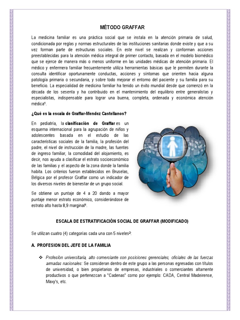 Escala de Graffar en Estratificación Social | PDF | Educación ...