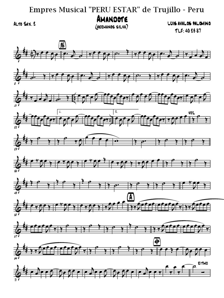 AMANDOTE | PDF | Aérophones | Cuivres (musique)