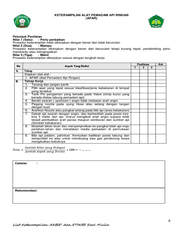 Checklist APAR | PDF