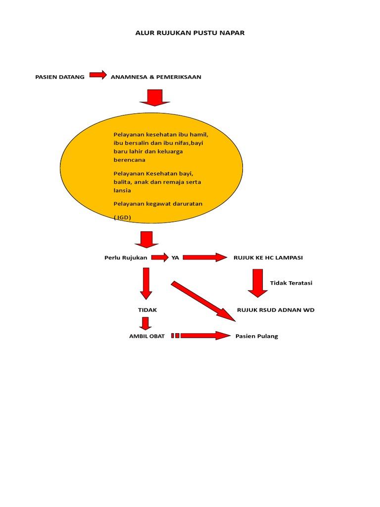 Alur Rujukan Pustu Napar | PDF