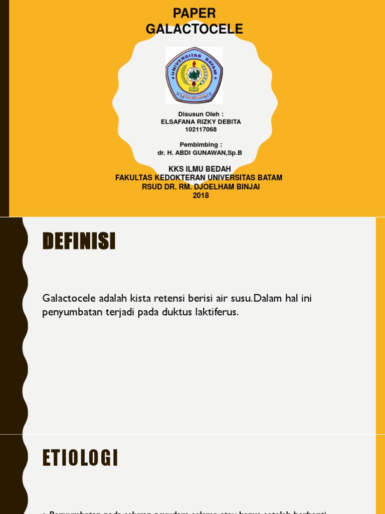Galactocele | PDF