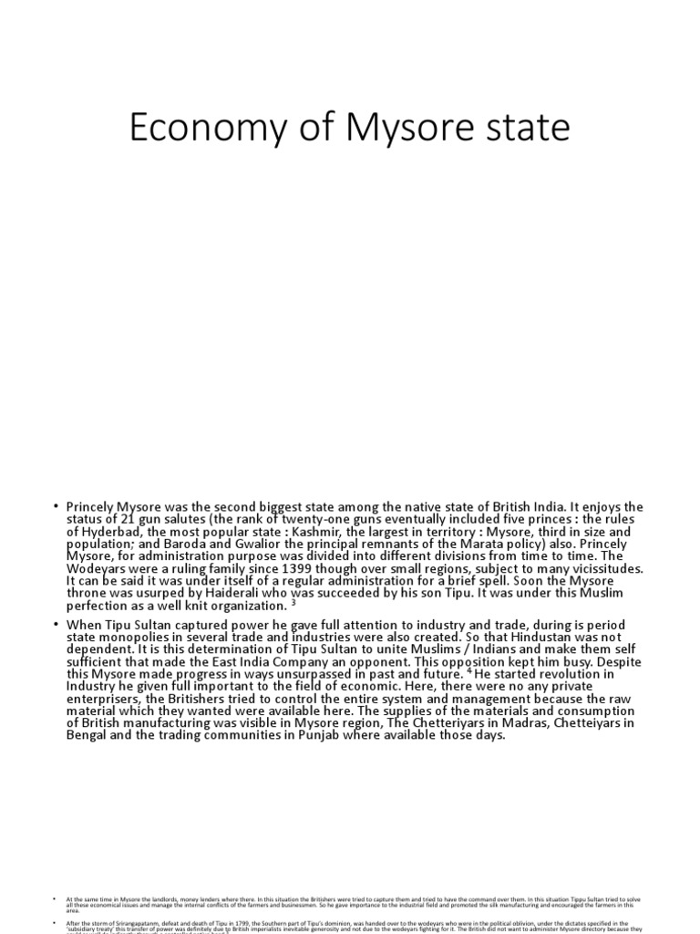Economic Development of Mysore State | PDF | Sugarcane | Agriculture