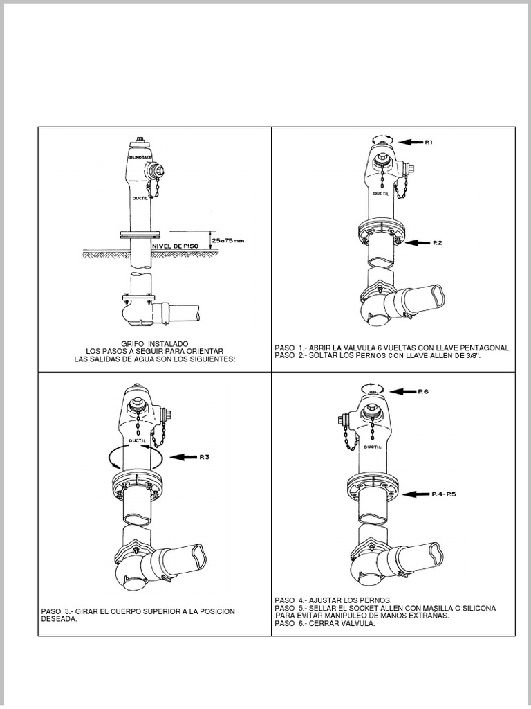 Detalle de Hidrante | PDF
