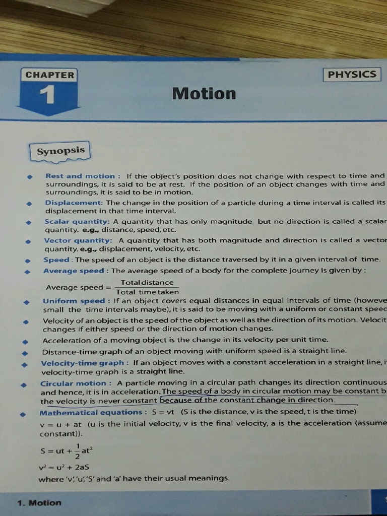 OLYMPIAD Paper For Class 9 Chapter Motion With Brief Solution (BMA, IMO ...