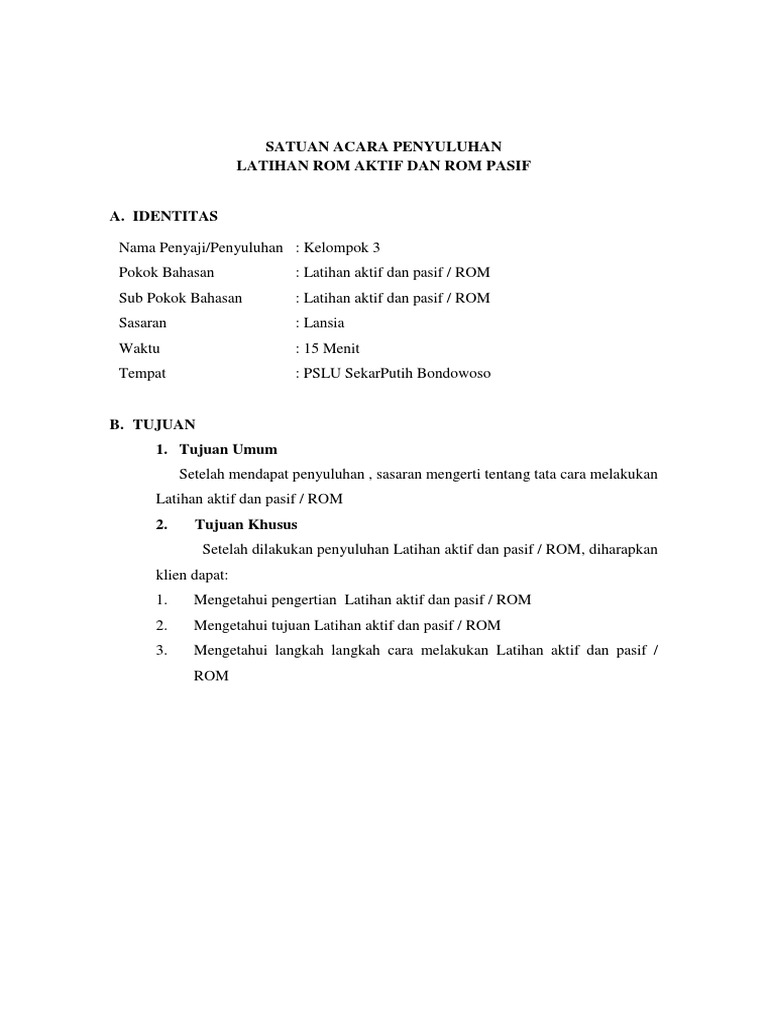 Sap Rom Pasif Dan Aktif | PDF | Sains & Matematika