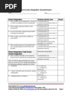 Saint Louis University Mental Status (SLUMS) Examination | PDF | Social ...