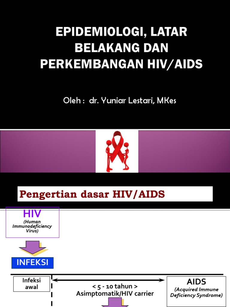 Epidemiologi Latar Belakang Dan Perkembangan Hiv Aids | PDF