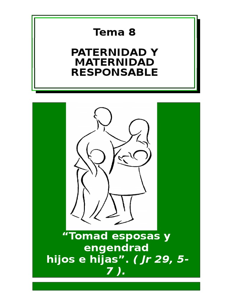 Paternidad Responsable | PDF | Castidad | Matrimonio