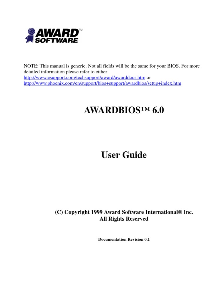 Award Bios Manual Pdf Bios Dynamic Random Access Memory