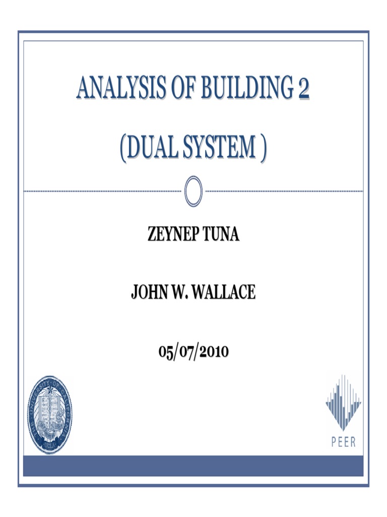 Analysis of Building (Dual System) | PDF | Earthquake Engineering ...