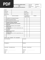 Ceiling Works Inspection Checklist | PDF