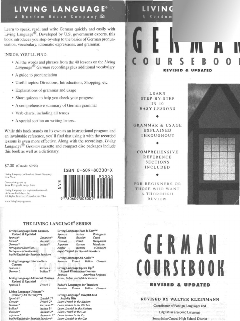 Living Language Conversational German | PDF