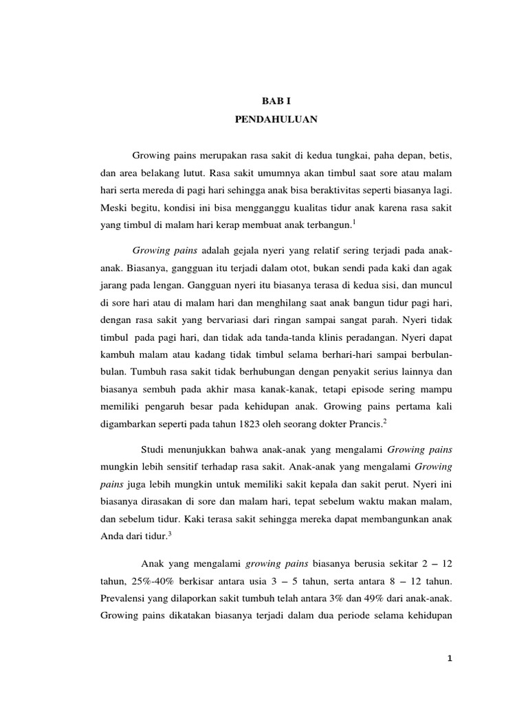 Growing Pain | PDF