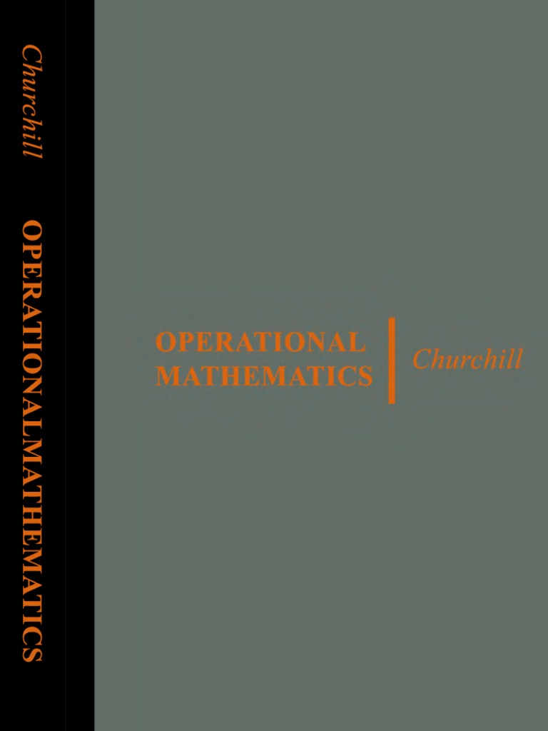 Churchill R. Operational Mathematics | PDF