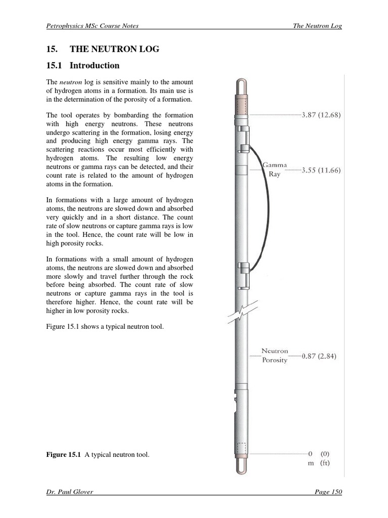 Neutron Logging | PDF | Neutron | Atomic Nucleus