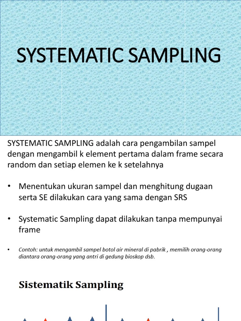 Systematic Sampling | PDF