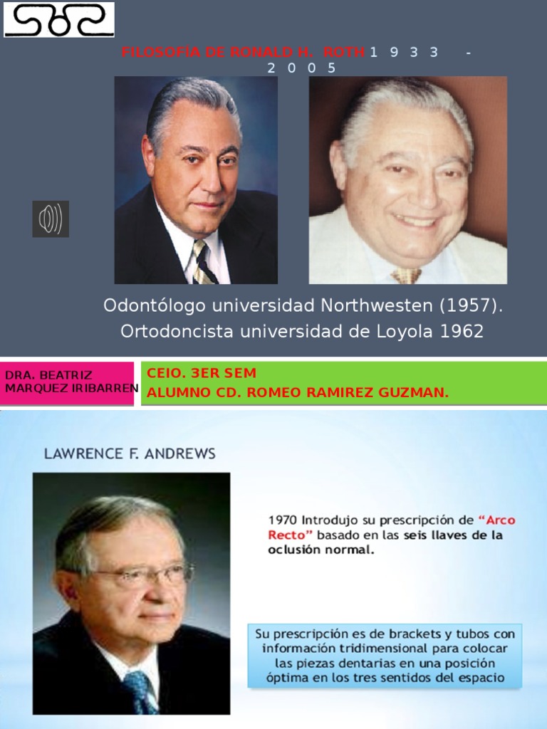 Filosofía de Ortodoncia de Ronald Roth | PDF | Ortodoncia | Odontología