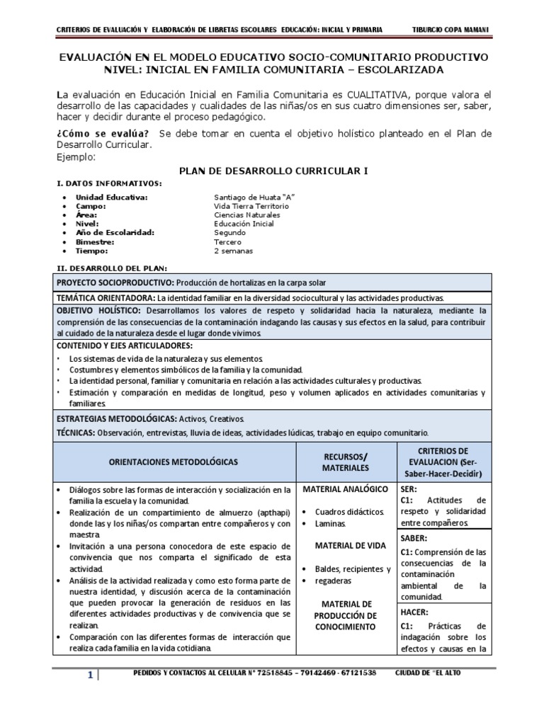 Criterio Eval. Inicial-Primaria 2018 | PDF | Evaluación | Jardín de ... Criterio Eval. Inicial-Primaria 2018 | PDF | Evaluación | Jardín de ...