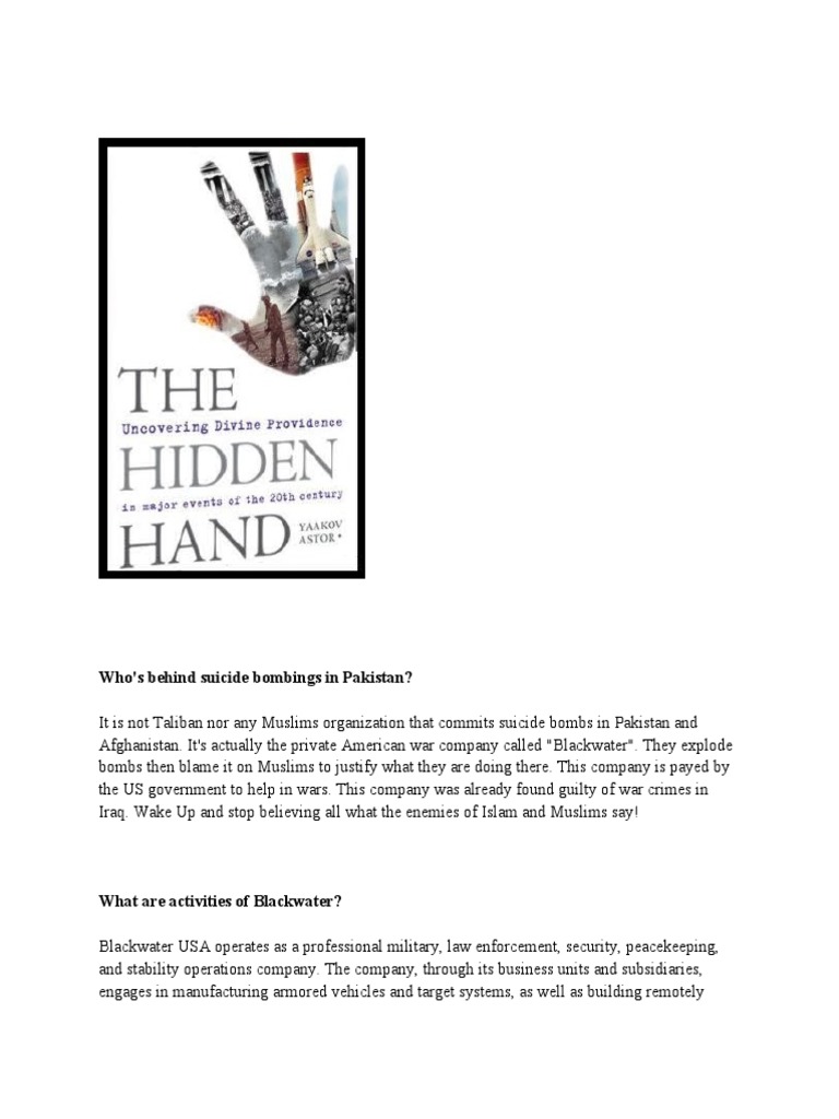 The Hidden Hand | PDF | Social Science