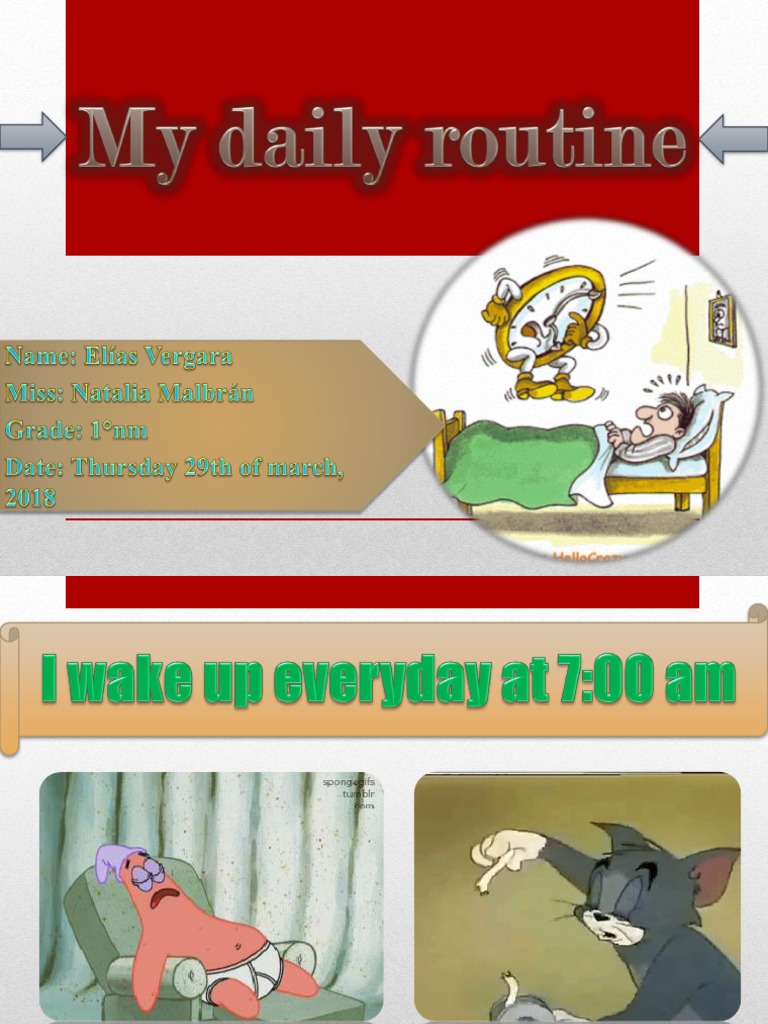 My Daily Routine | PDF
