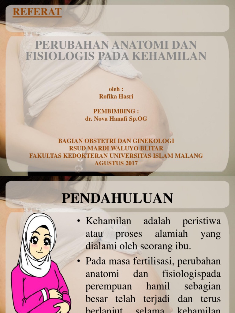 Perubahan Anatomi Dan Fisiologi Ibu Hamil | PDF