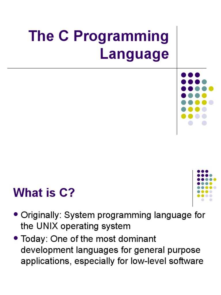 The C Programming Language | PDF | Areas Of Computer Science | C ...