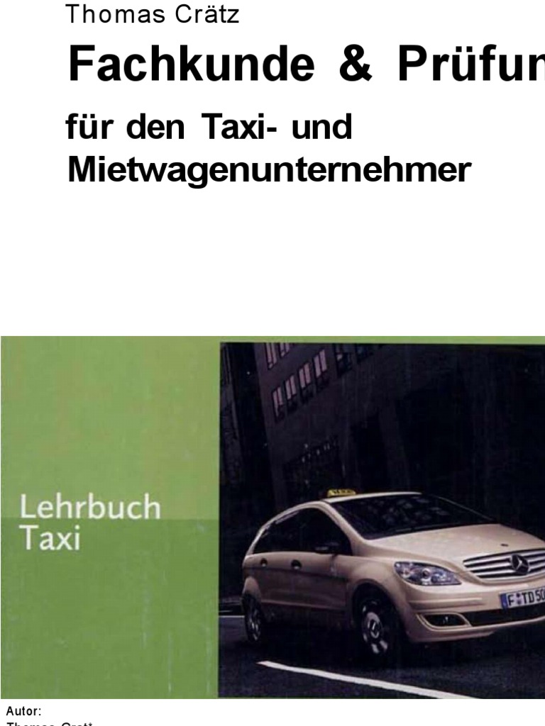 Taxi Funk Prüfung Berlin