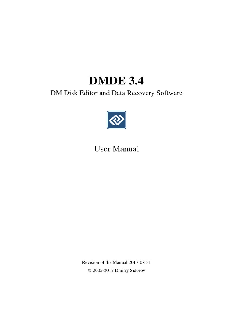 Dmde 3.4 Manual PDF | Download Free PDF | Booting | Dos