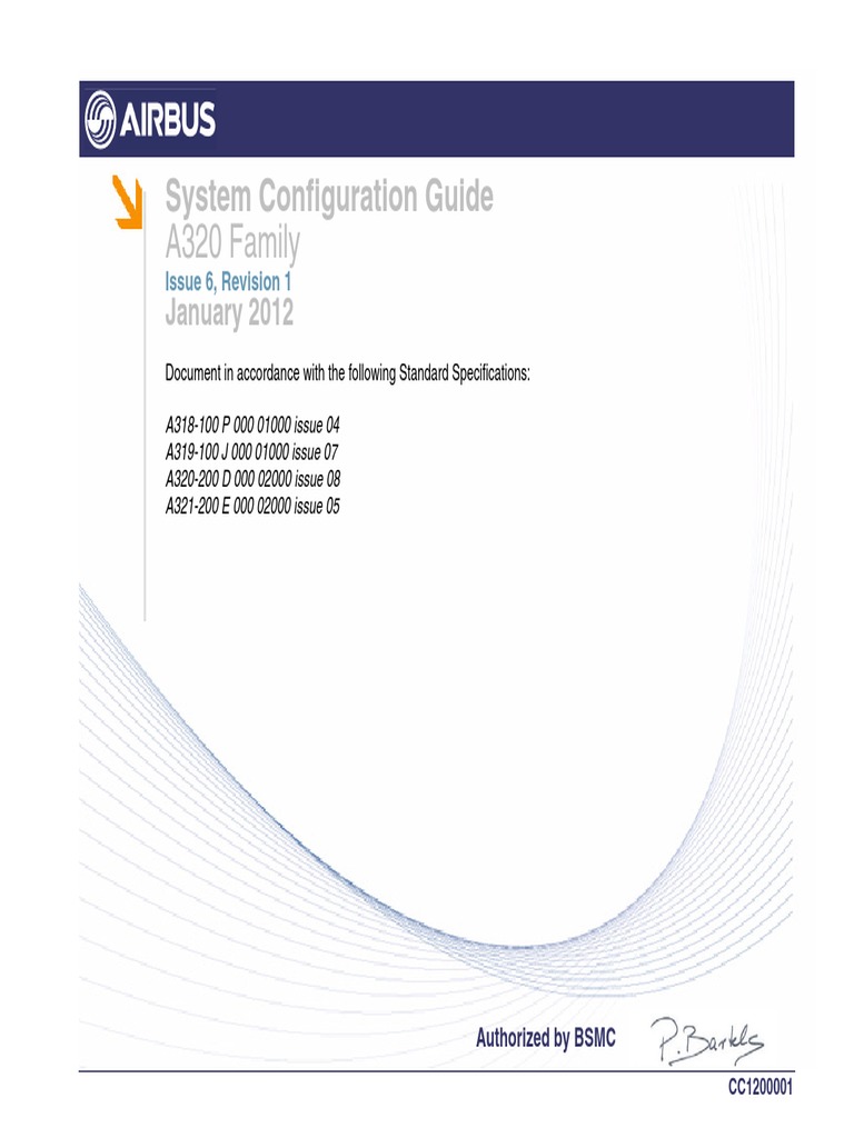 A320 System Configuration Guide PDF | PDF | Aviation | Aerospace ...