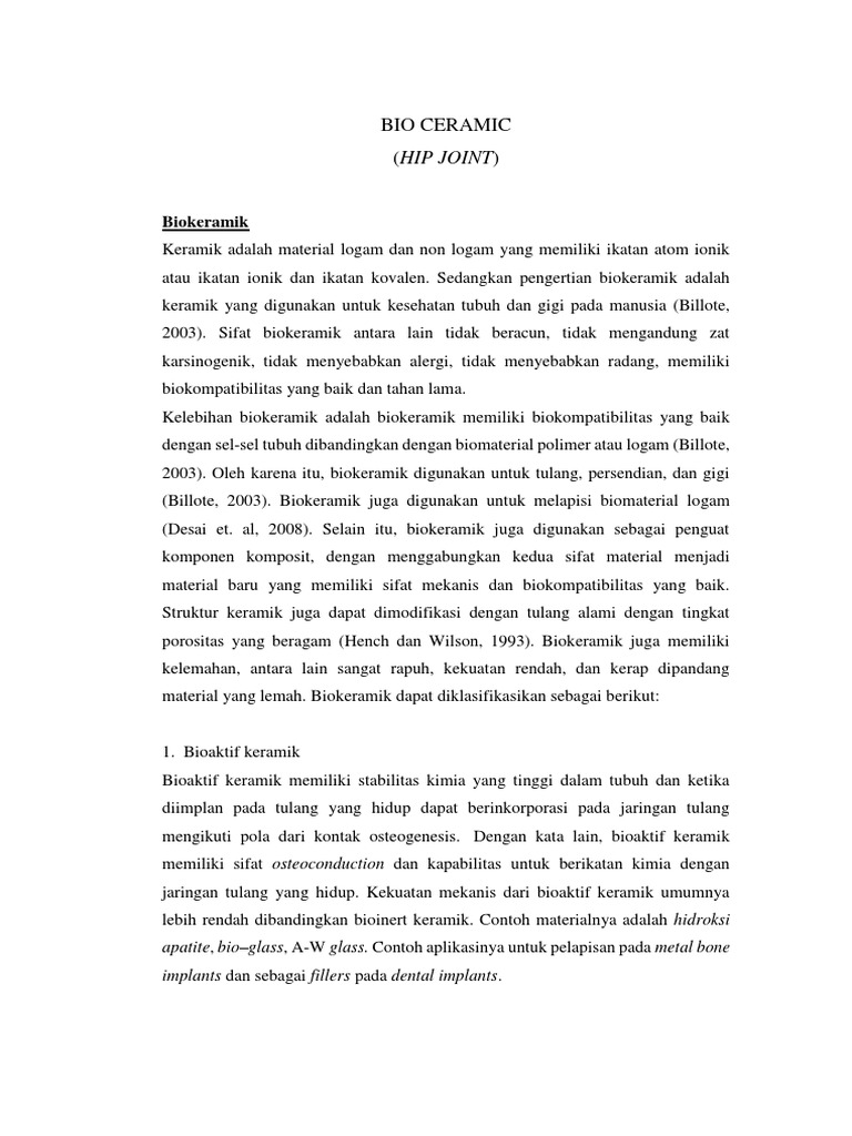 Bio Ceramic | PDF