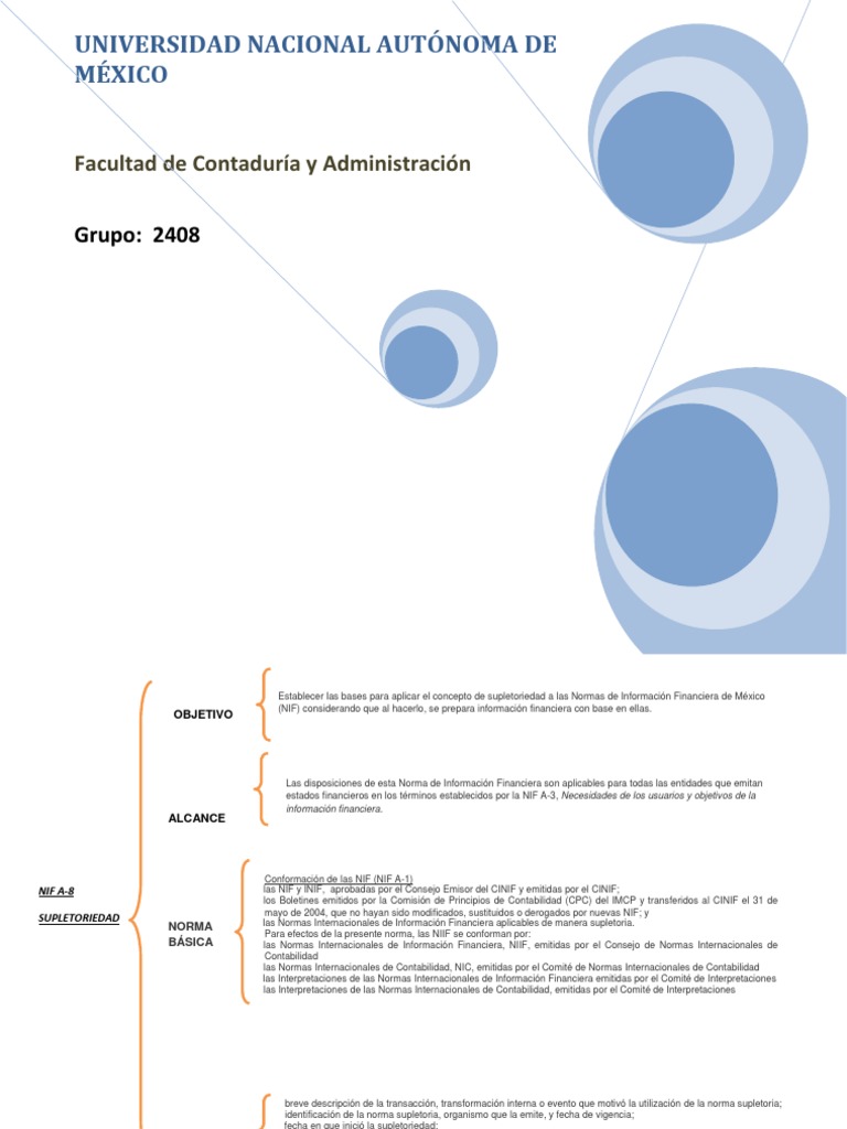 Nif A-8 | PDF | normas internacionales de INFORMACION FINANCIERA ...