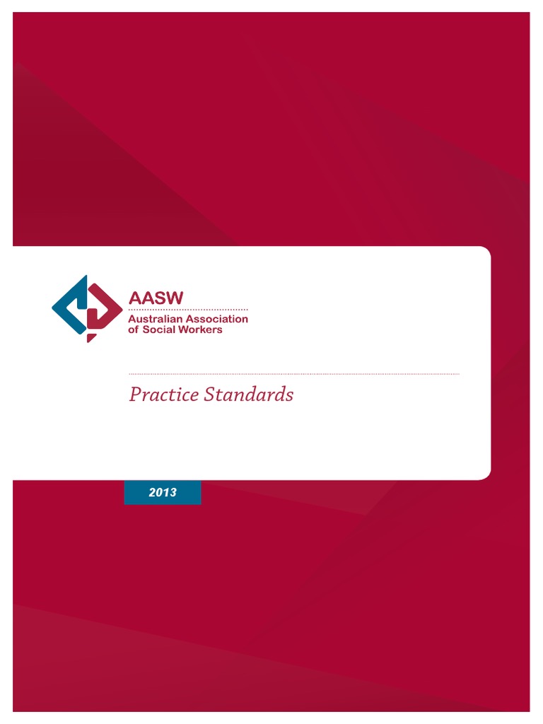 AASW Practice Standards 2013 | Social Work | Evaluation