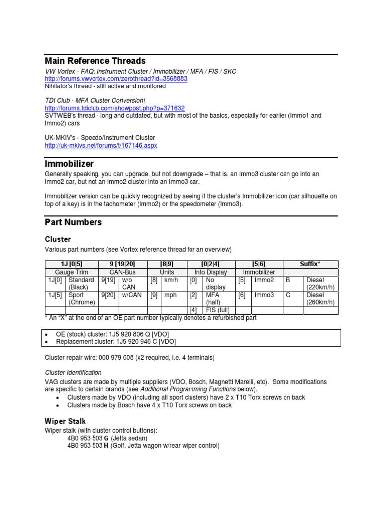 Cluster PDF | PDF | Steering | Electrical Connector
