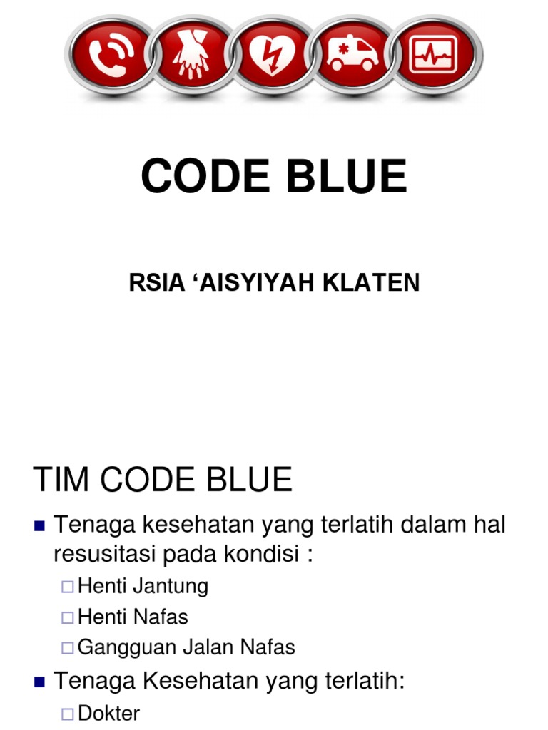 Code Blue | PDF | Sains & Matematika