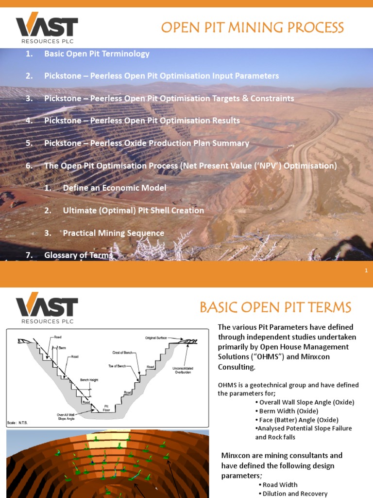 Open Pit Mining Process Overview | PDF | Ore | Mining