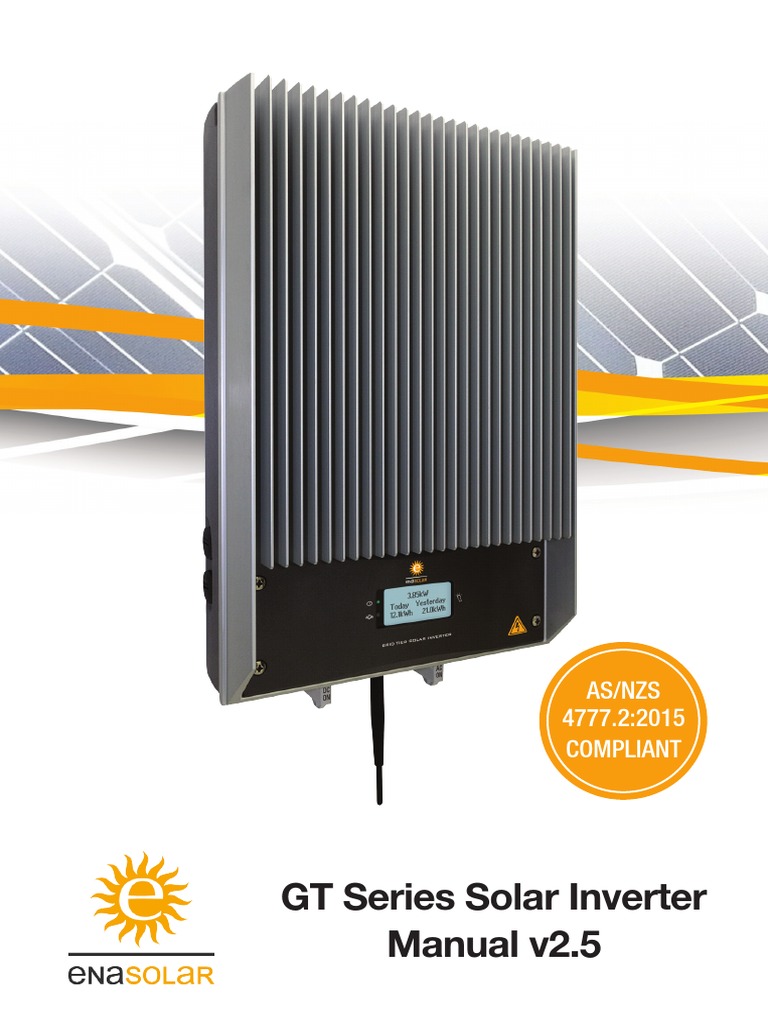 Ena Solar Inverter GT-Manual | Wi Fi | Power Inverter