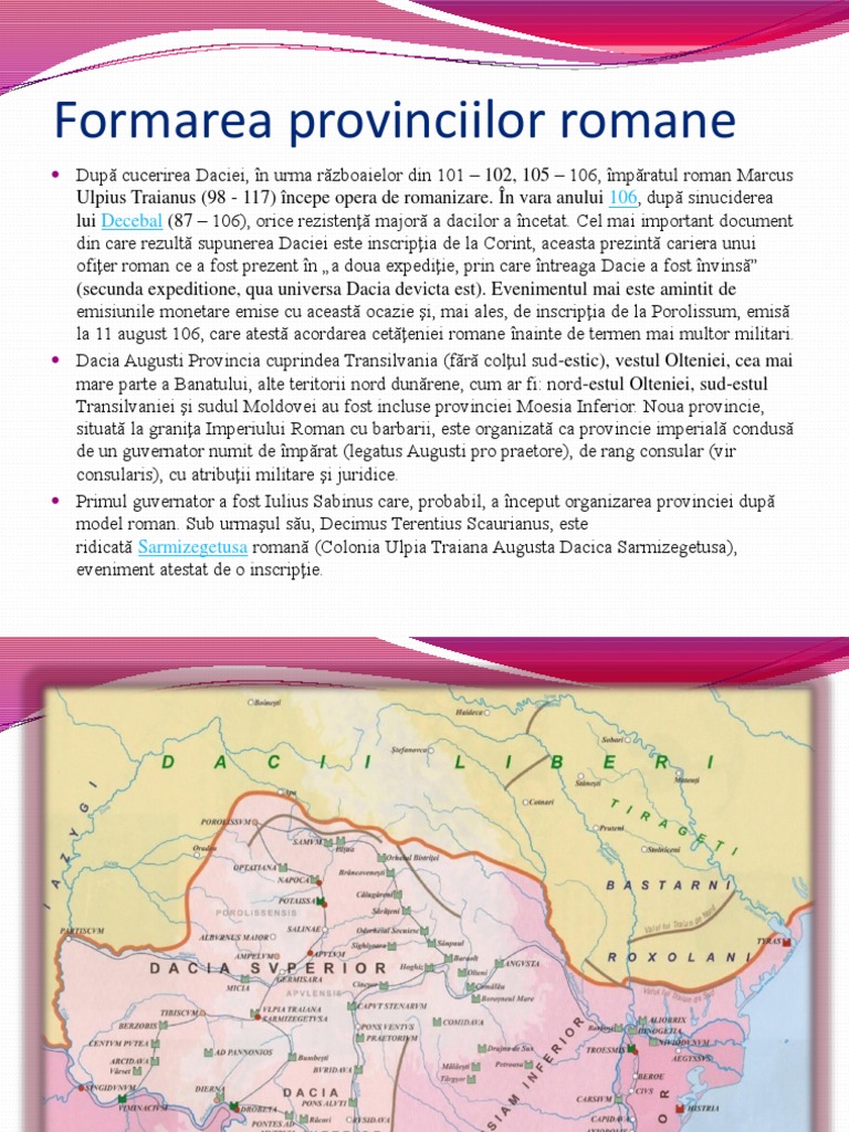Formarea Provinciilor Romane | PDF