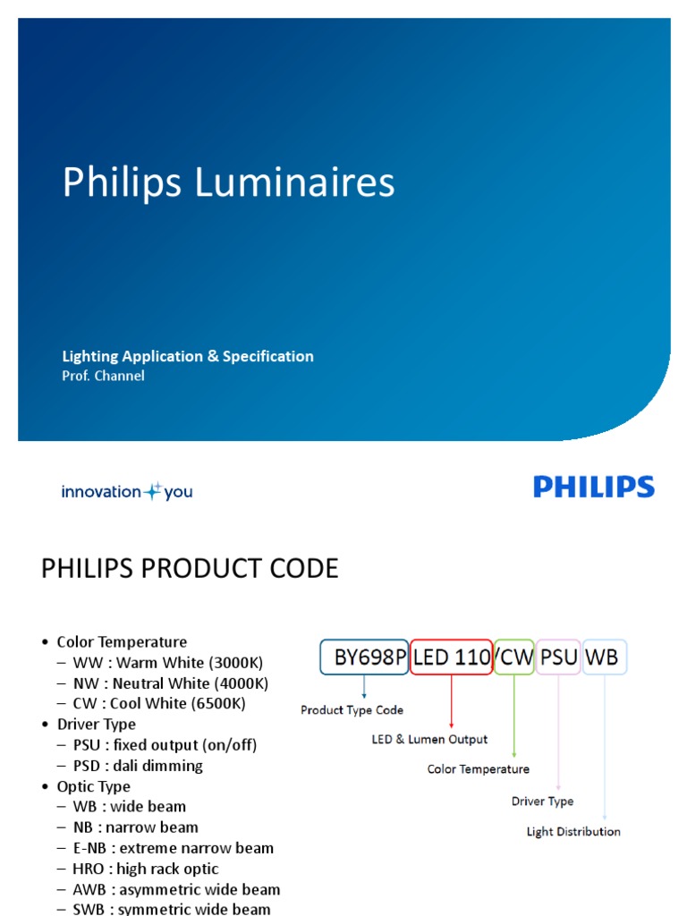 Philips Luminaires: Lighting Application & Specification | PDF ...