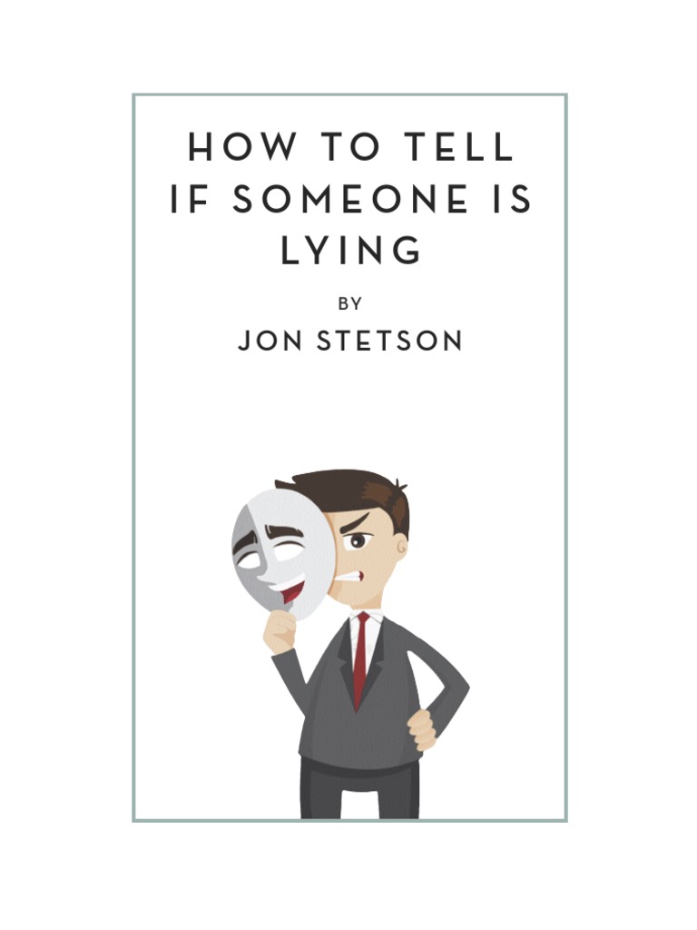 How To Tell If Someone Is Lying | PDF | Lie | Face