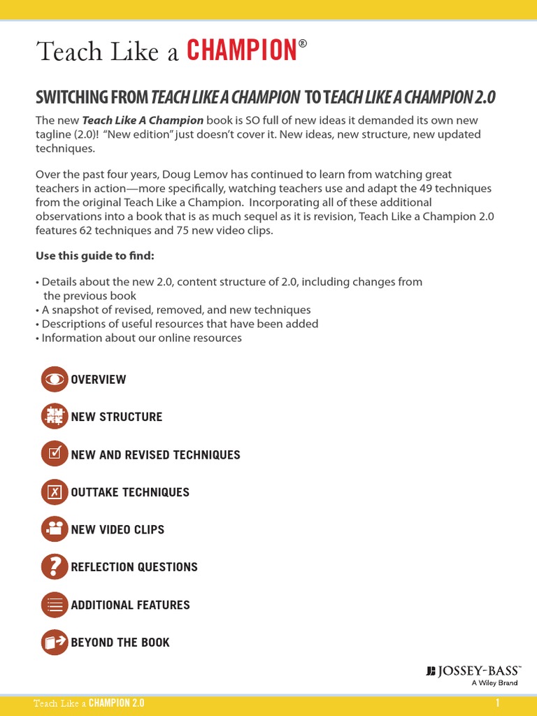 TLaC Transition Guide | PDF | Question | Classroom