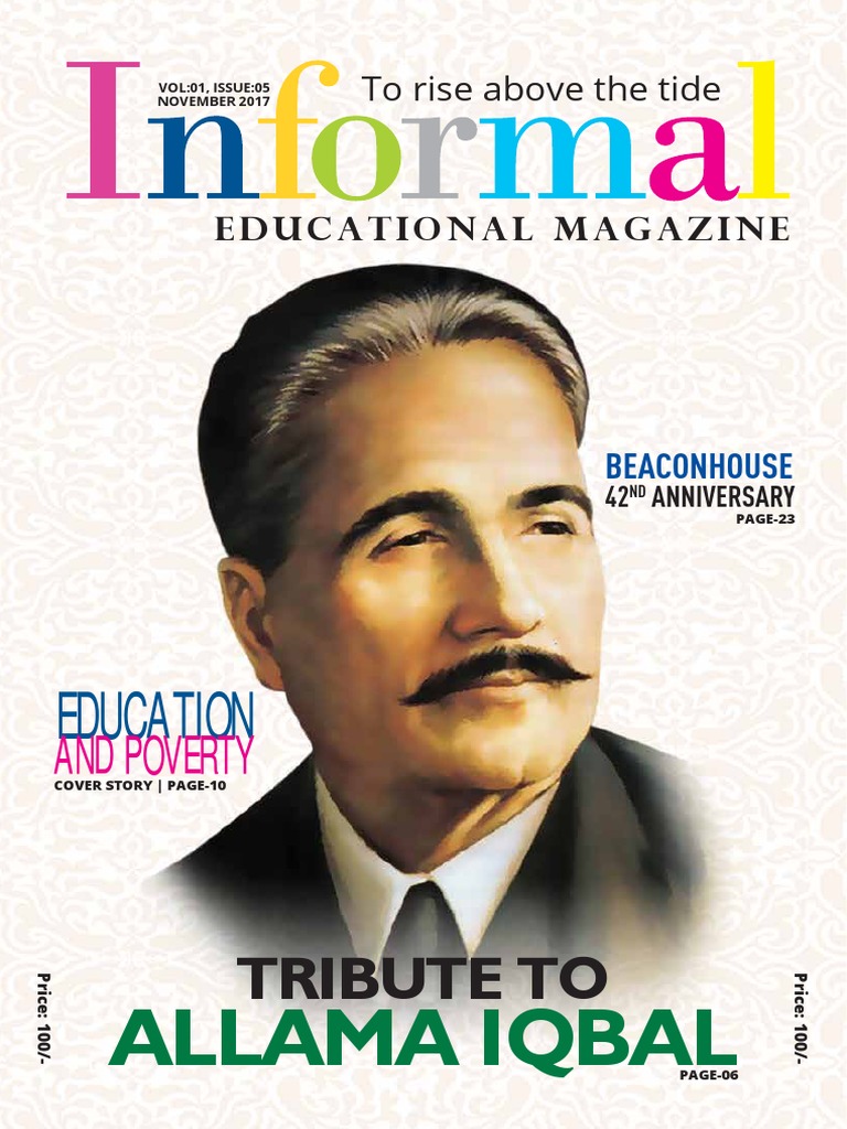 03 Informal Magazine Nov17 | PDF | Female Education | Pakistan