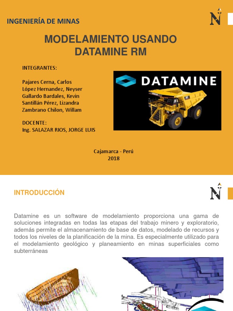 Datamine | PDF | Minería | Geología