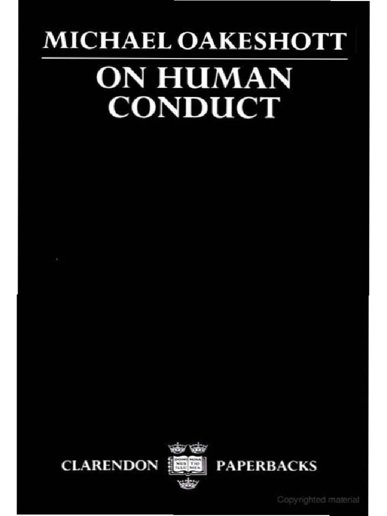 On Human Conduct Clarendon Paperbacks | PDF | Cognitive Science | Nature