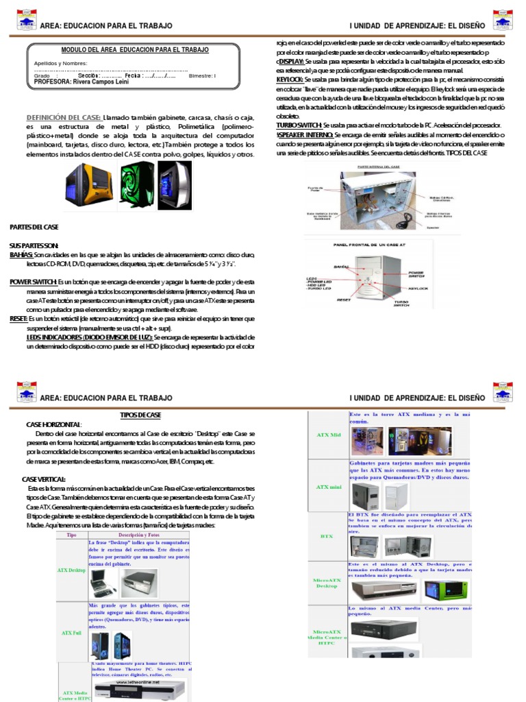Definición Del Case | PDF | Disco duro | Bienes manufacturados