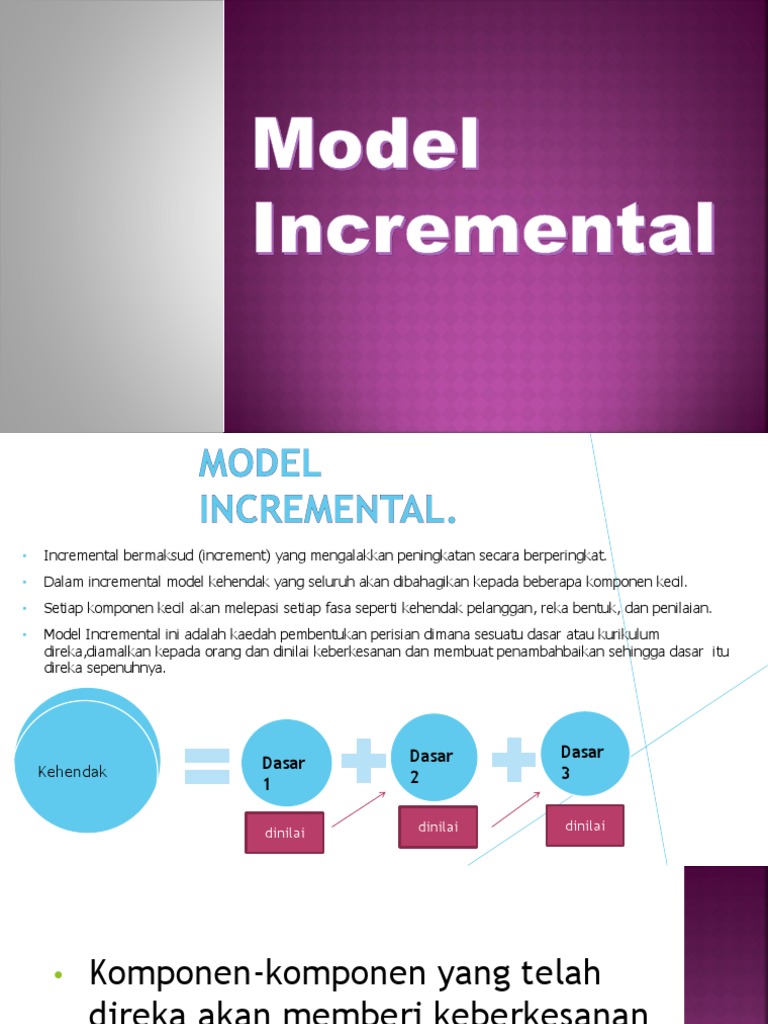 Model Incremental & Model Rasional | PDF