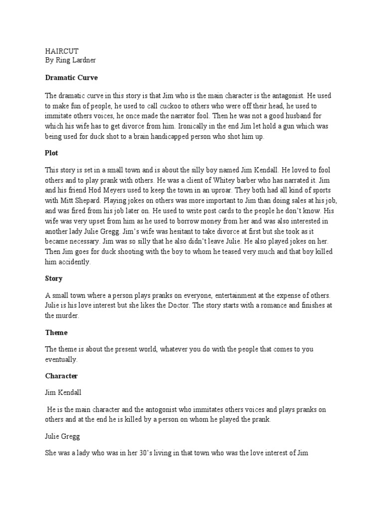 Haircut | PDF