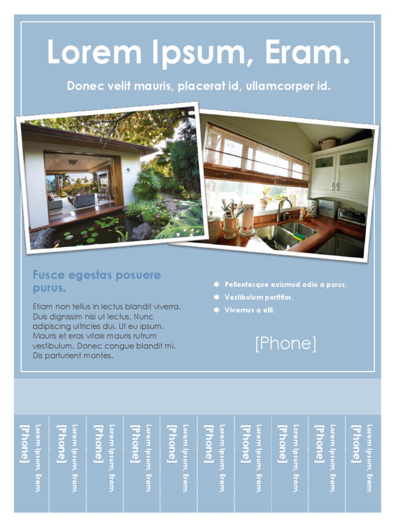 Tear Off Flyer Template | PDF | Text