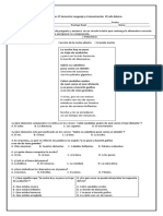 Prueba Saber 1 - Lenguaje 9 PDF | PDF | Romanticismo | Globalización