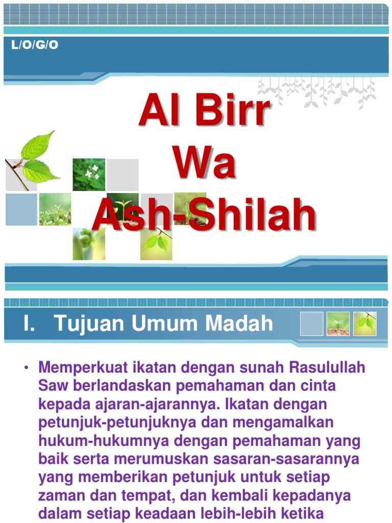 Al-Birr Wa Ashilah | PDF
