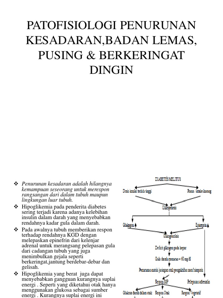 Patofisiologi Lemas dan Pusing | PDF